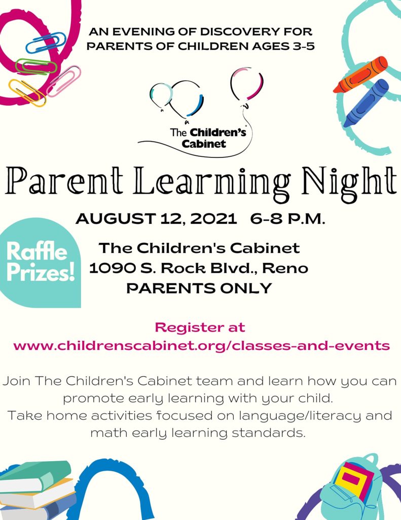 Parent Learning Night - Children's Cabinet